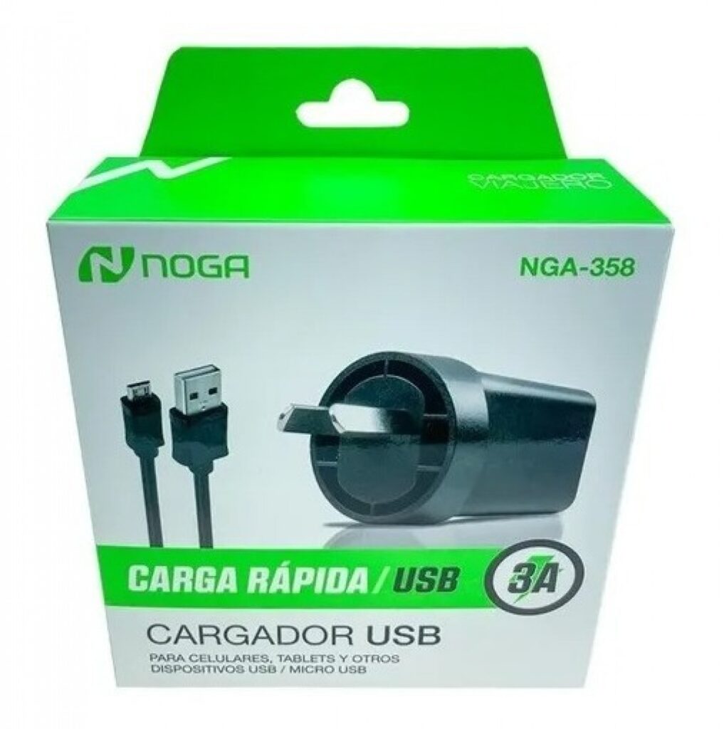 Noga Cargador 3A 15W Con Cable Micro - Compumar