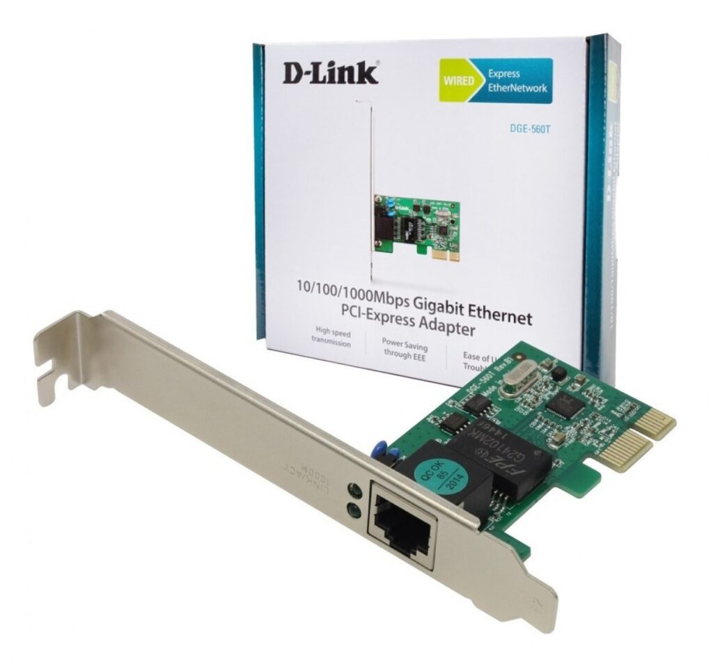 D-Link Pci-Express Bus 32-Bit 10/100 1000Mbps Dge-560T - Compumar