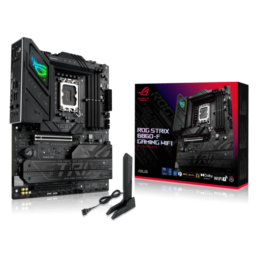 MOTHER ASUS LGA 1851 ROG STRIX B860-F GAMING WIFI - Compumar